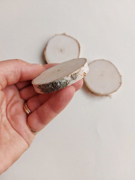 fetta legno betulla diam 5-6 cm